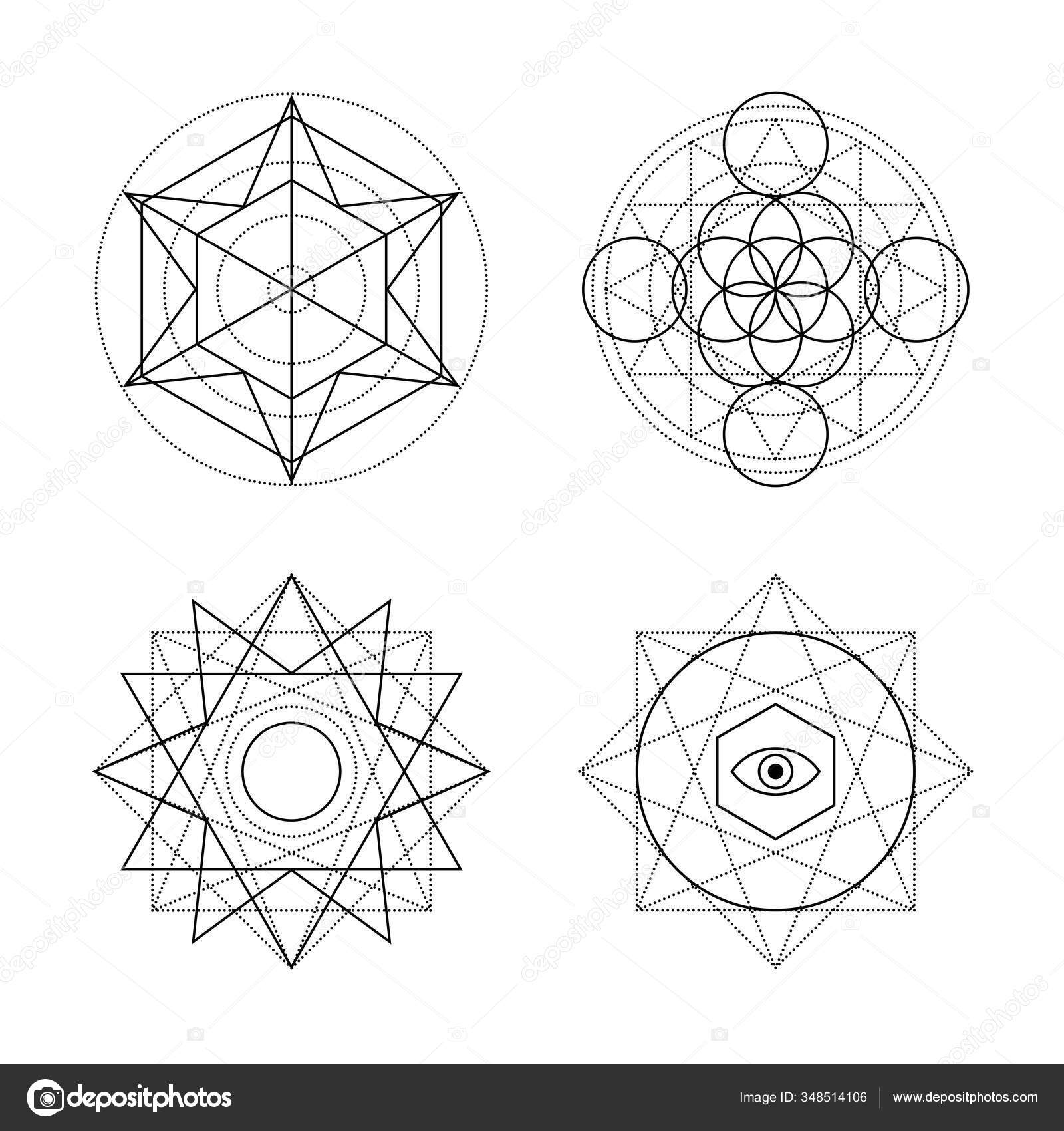 Sacred geometry set Stock Vector Image by ©Qilli #348514106