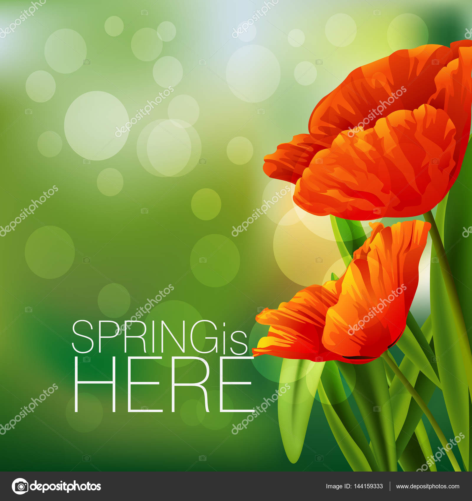 Spring Is Here Clip Art