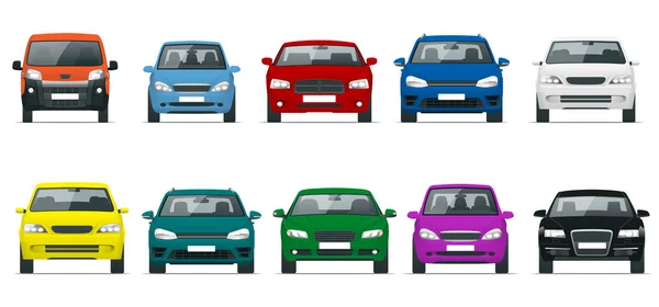 Auto frente imágenes de stock de arte vectorial | Depositphotos