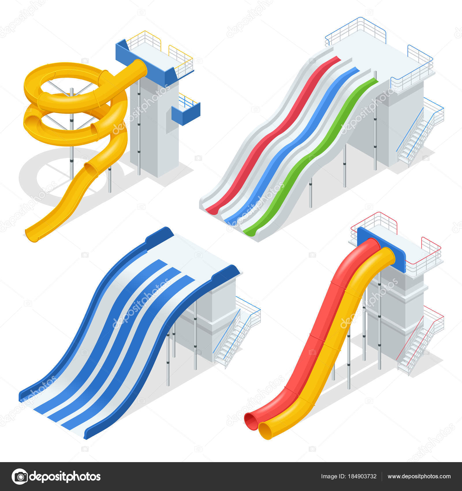 Water Slide Vector