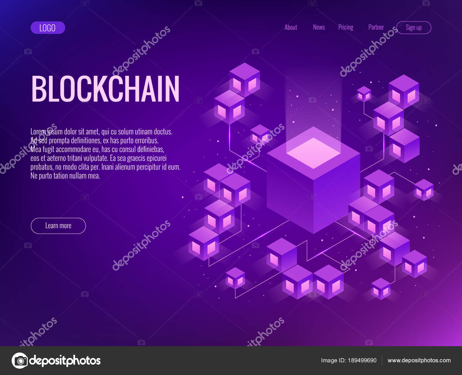 Cryptocurrency and Blockchain concept. Farm for mining bitcoins Stock Vector by ©Golden Sikorka ...