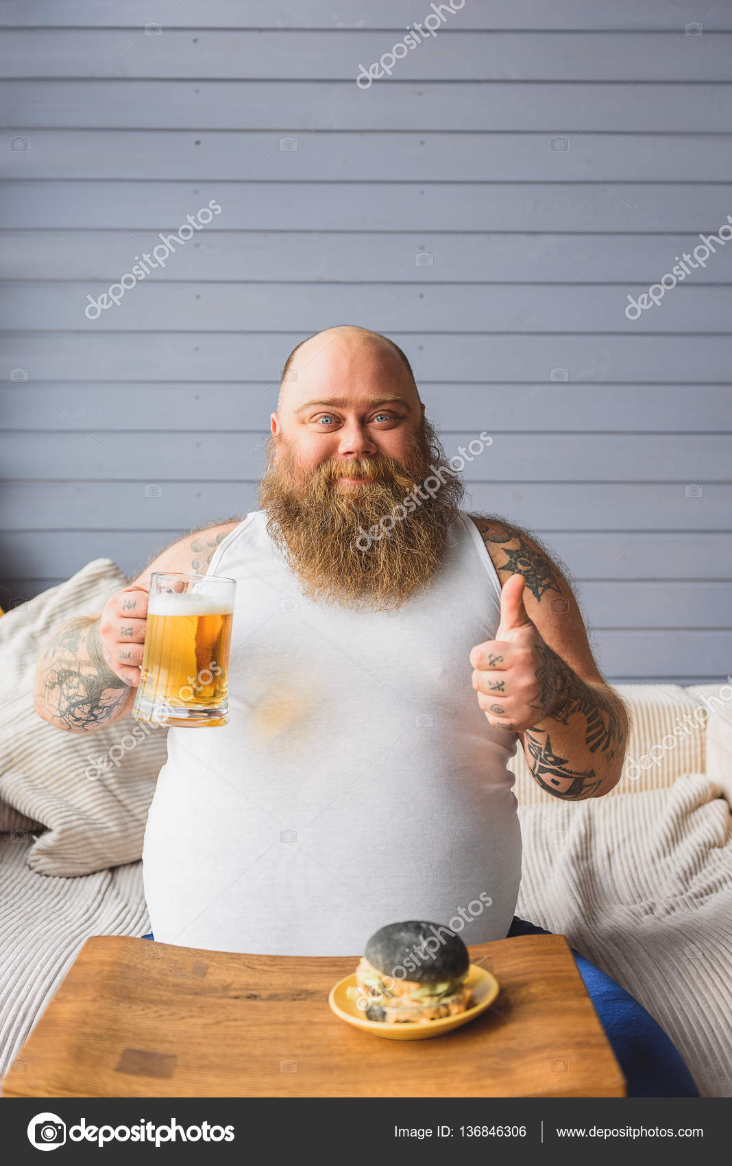 Fat Guys Drinking Alcohol
