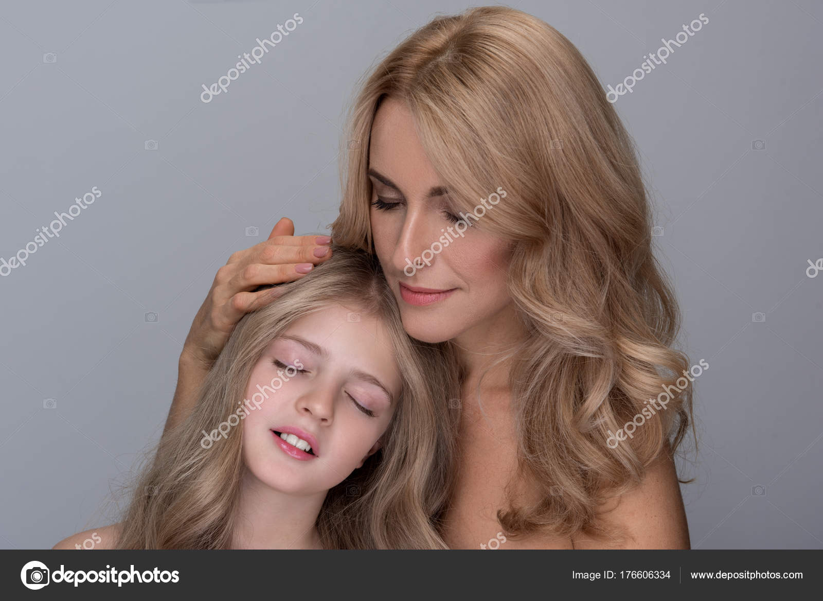 Friendly family is feeling affection — Stock Photo © iakovenko123 ...
