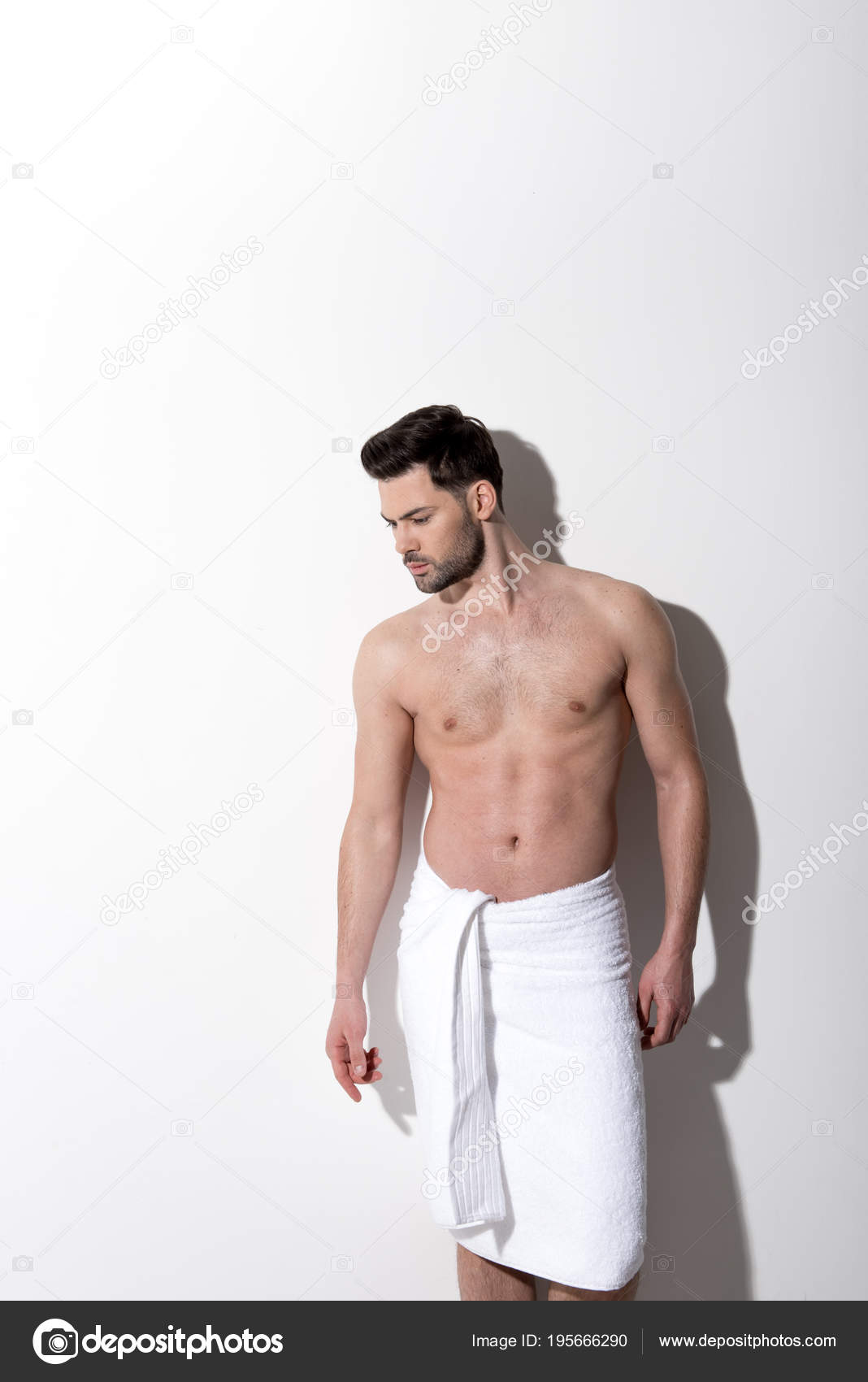 Serious guy is posing without clothes Stock Photo by ©iakovenko123 ... Serious guy is posing without clothes Stock Photo by ©iakovenko123 ...