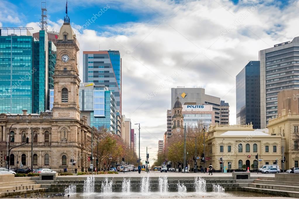 Victoria Square in, Adelaide CBD, South Australia – Stock Editorial ...