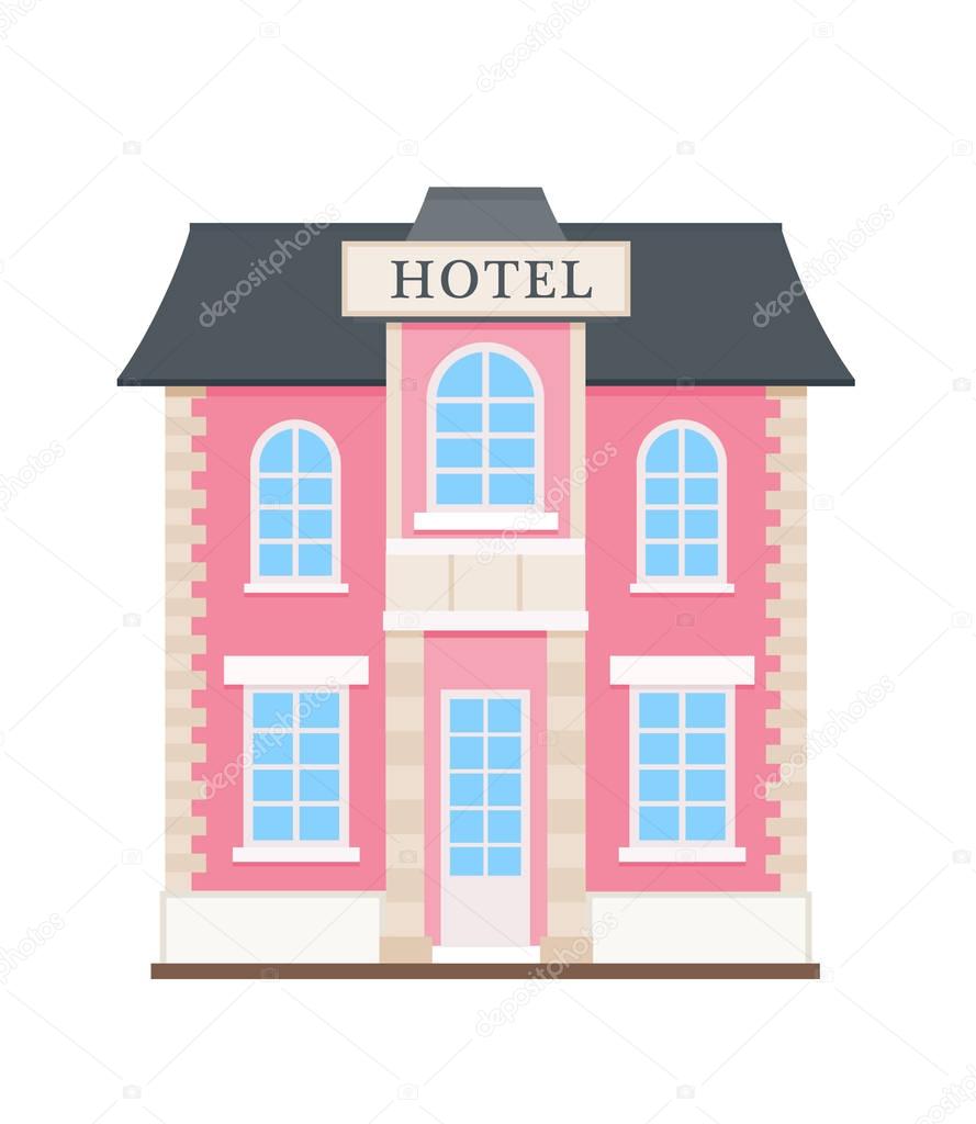 Dibujo Animado Del Edificio Del Hotel Hotel Architect | Tráiler De