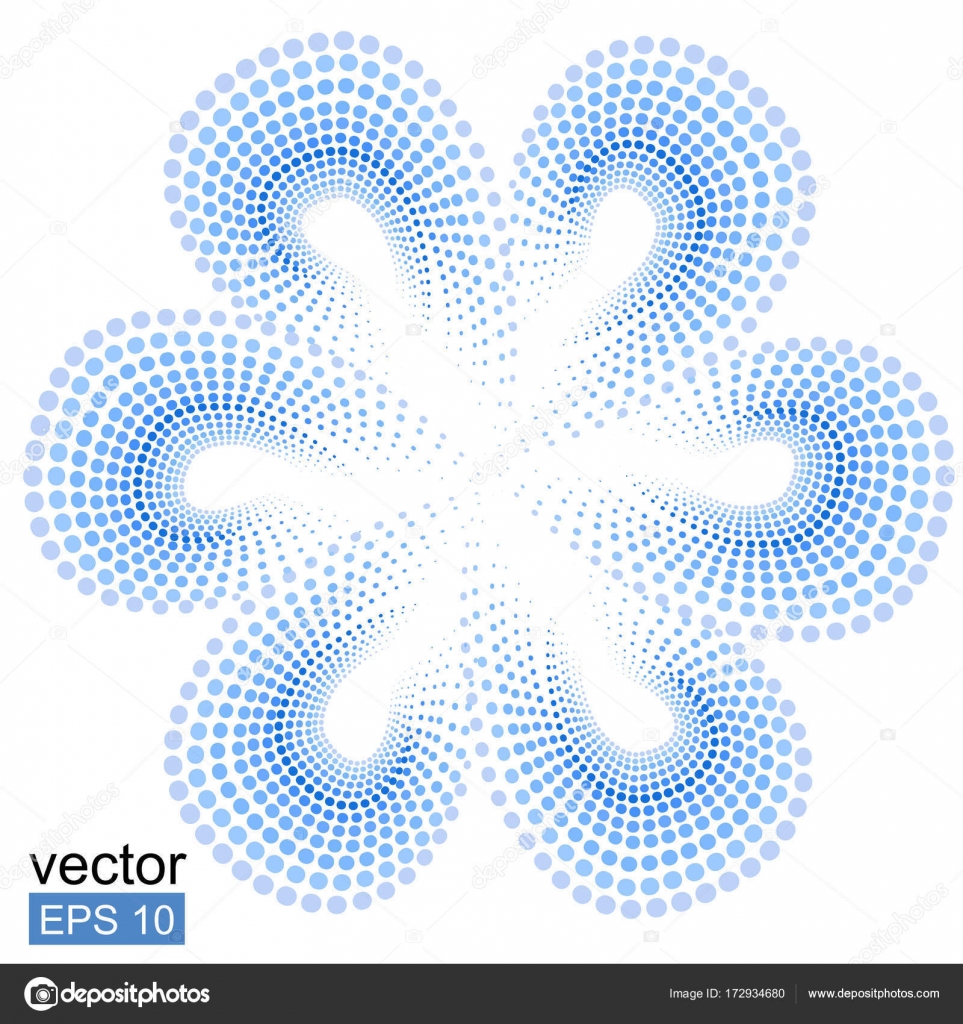 Blue tiare flower. Doted pattern. Monoi flower — Stock Vector © luda311 ...
