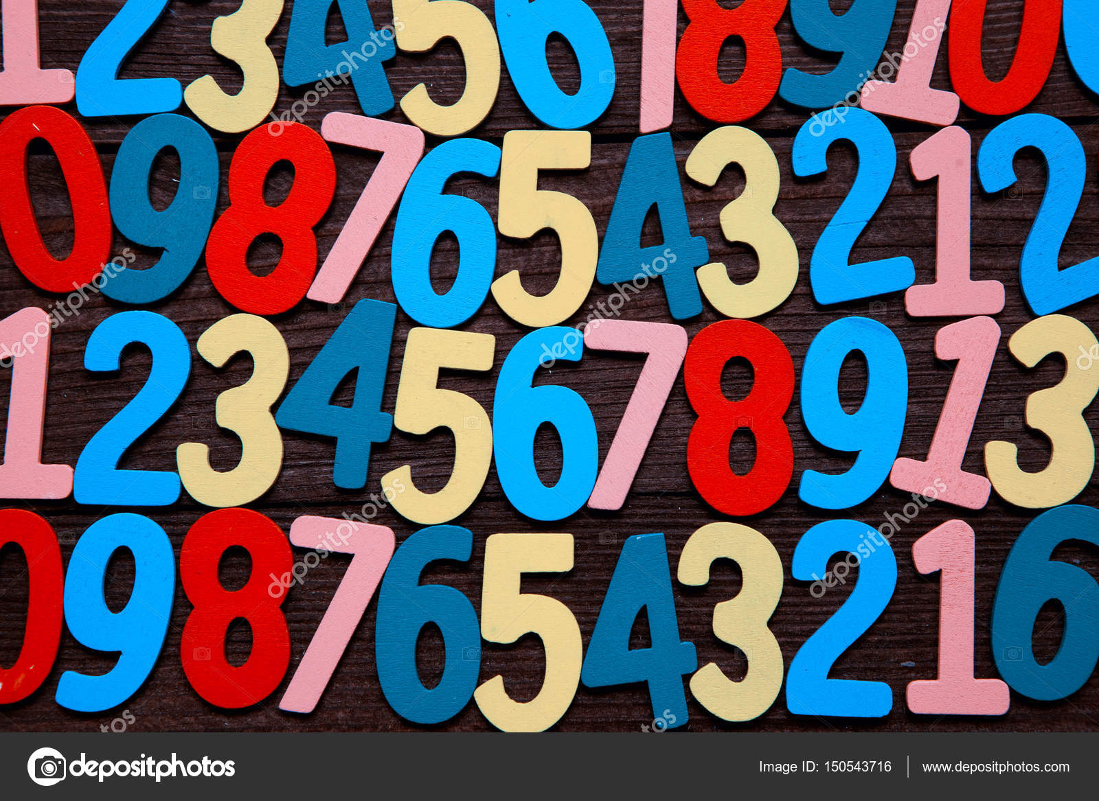 Background of numbers. from zero to nine. Background with numbers ...