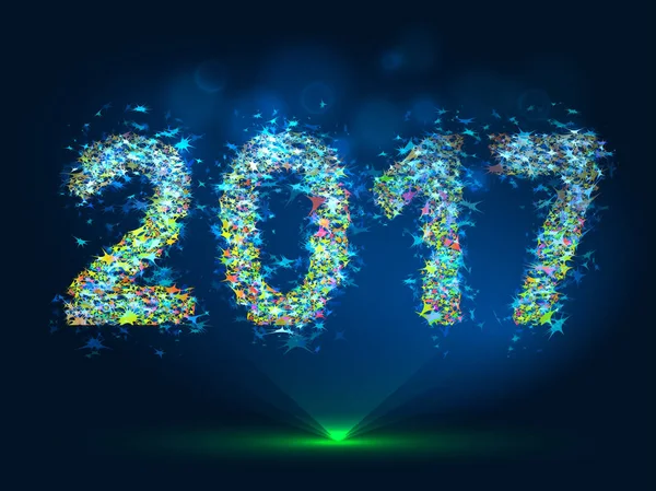Magic New Year 2017 background - Stock Image - Everypixel
