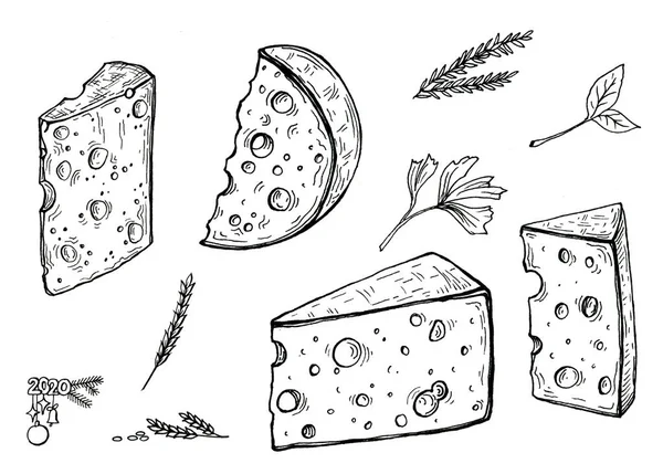 Cheese Slice Drawing