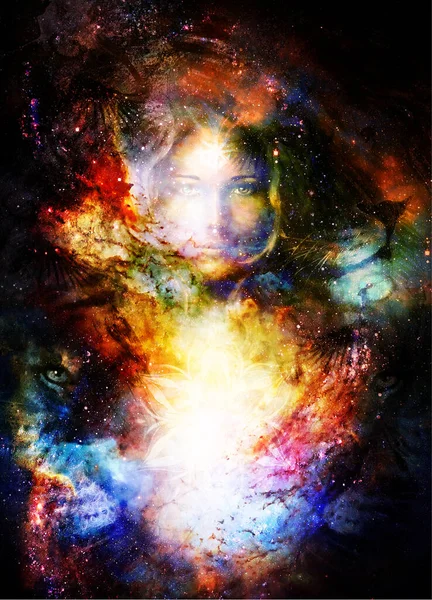 Cosmos woman Stock Photos, Royalty Free Cosmos woman Images | Depositphotos