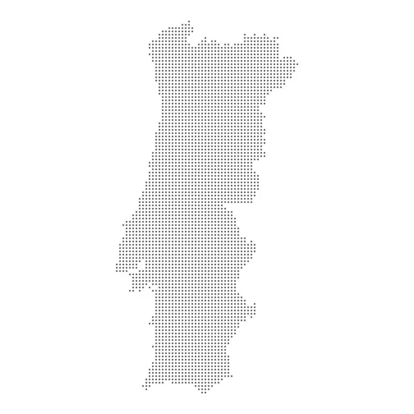 Portugal pixel map Vector Art Stock Images | Depositphotos