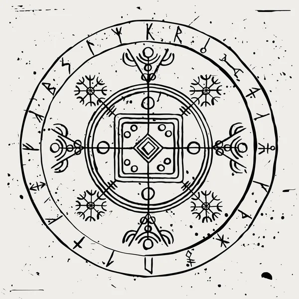 100,000 Runes circle Vector Images | Depositphotos