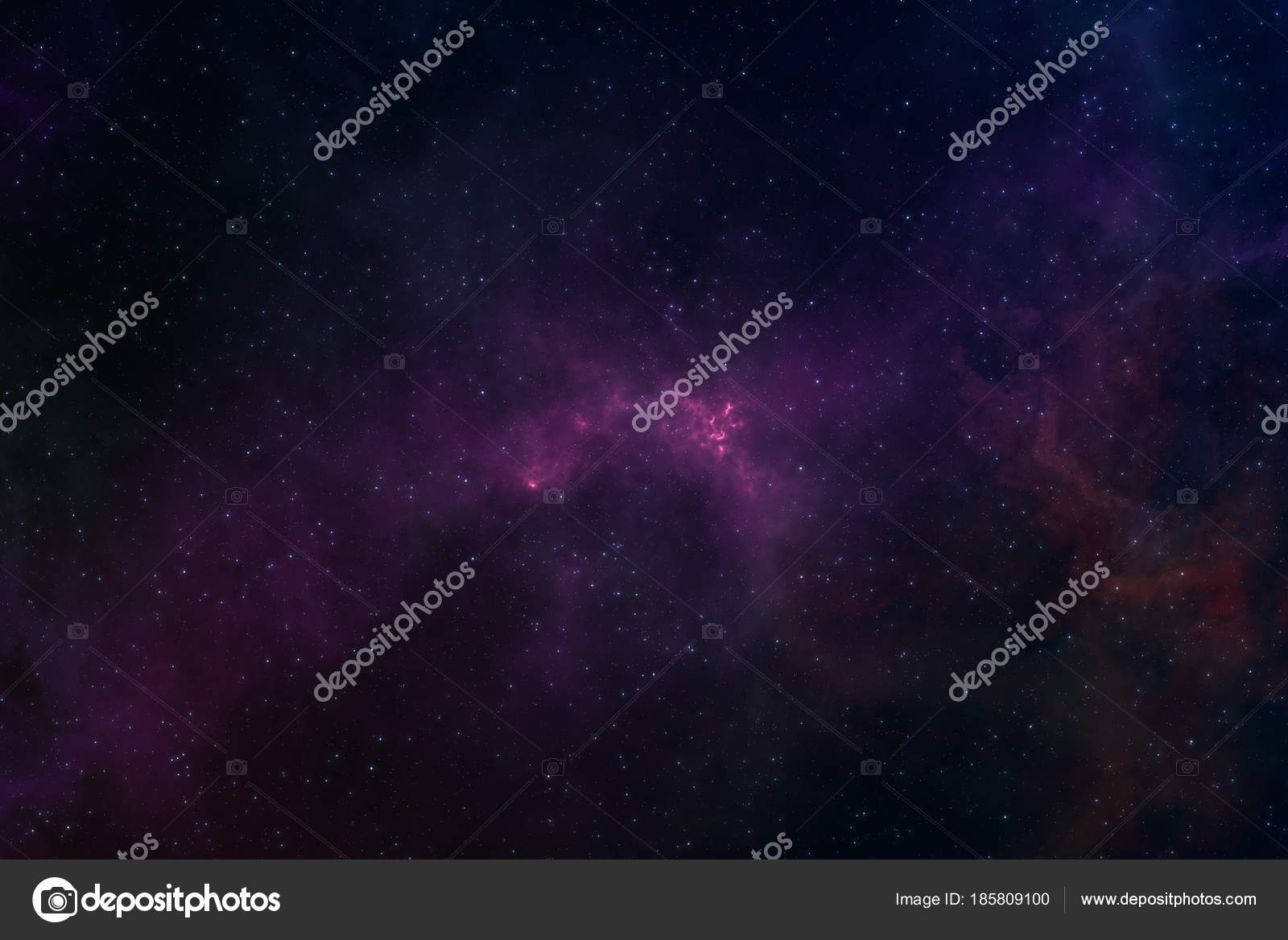Star Field Colorful Starry Night Sky Nebula Galaxies Space Astronomy ...