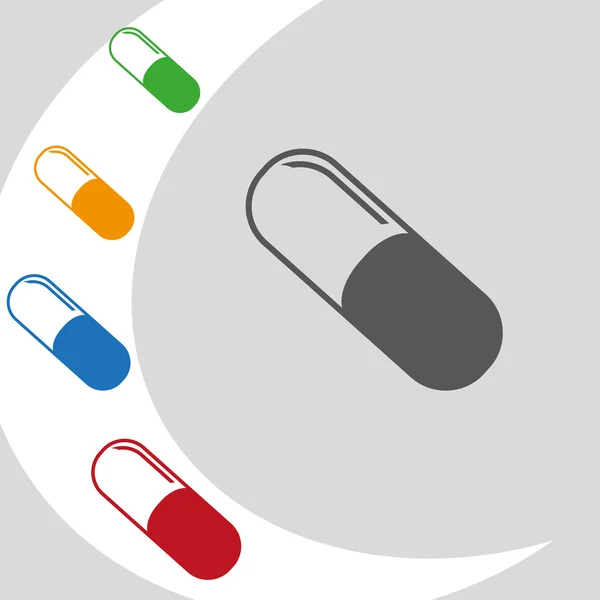 Pill logo Vector Art Stock Images | Depositphotos