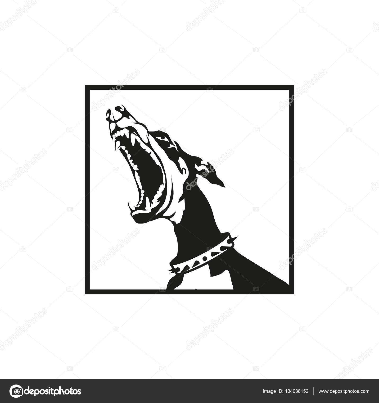 Doberman in square logo Stock Vector Image by ©korniakovstock@gmail.com ...