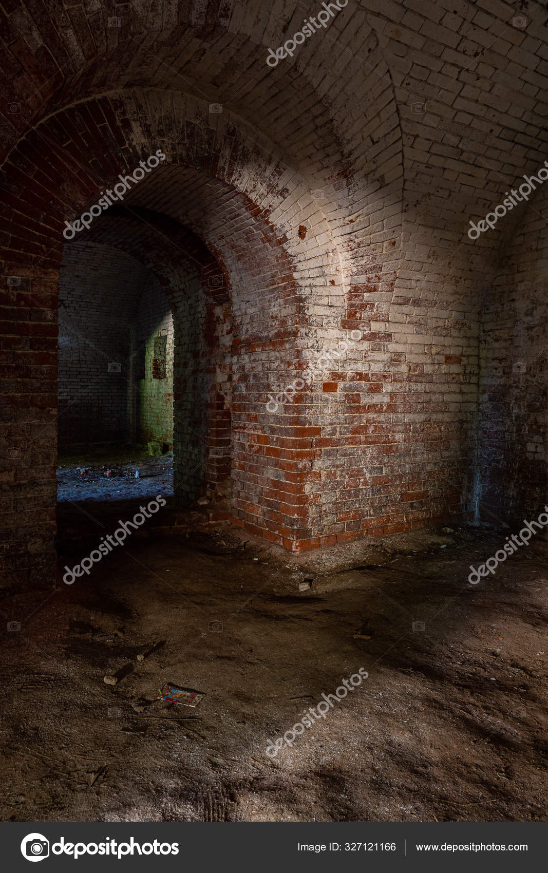 Interior Old Abandoned Brick Building Stock Photo by ©ERIVOLTA 327121166