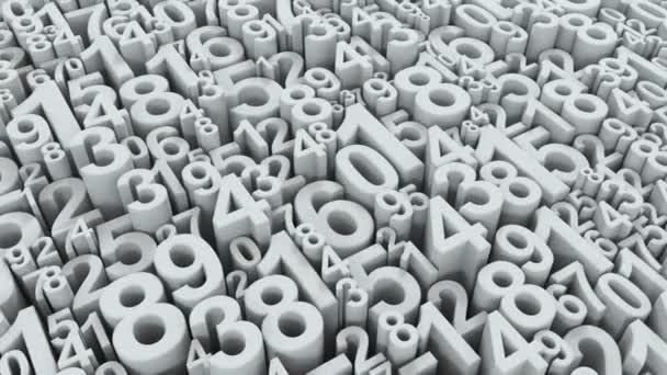 Animated Background Random Numbers Moving Black White Tint Seamless ...