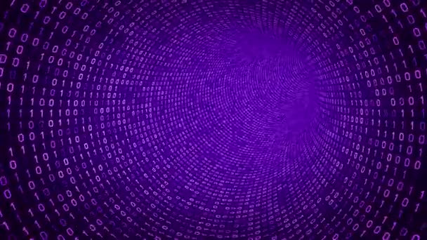 Purple Binary Background