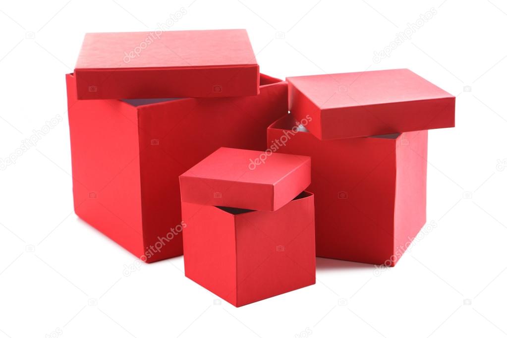 Stacks of red boxes Stock Photo by ©5seconds 126487472