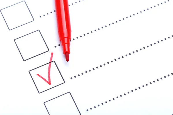 Check boxes on white paper Stock Photo by ©5seconds 170318220