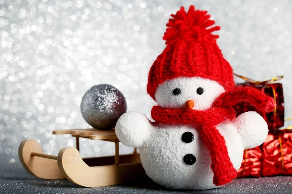 Small snowman toy — Stock Photo © 5seconds #178464776