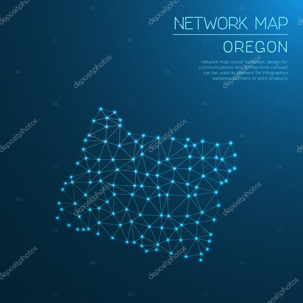 Mapa de la red Oregon. 2024