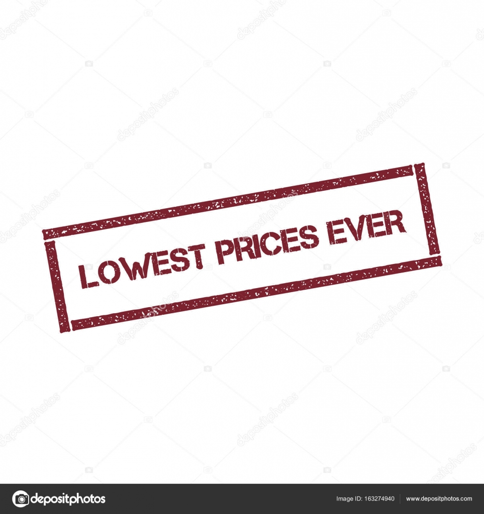 Lowest prices ever rectangular stamp Textured red seal with text ...