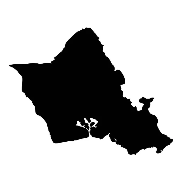 Oahu map Vector Art Stock Images | Depositphotos