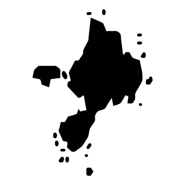 Sark island map Vector Art Stock Images | Depositphotos