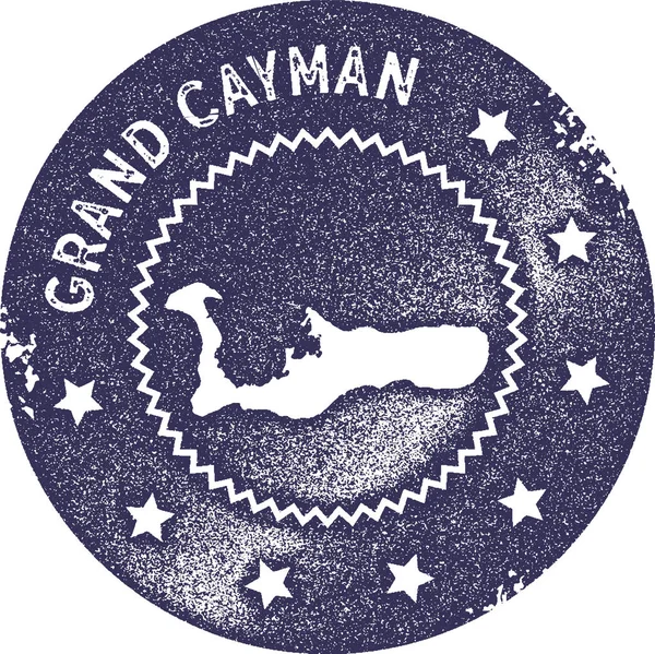 Parrot Cay map vintage stamp Retro style handmade label badge or ...