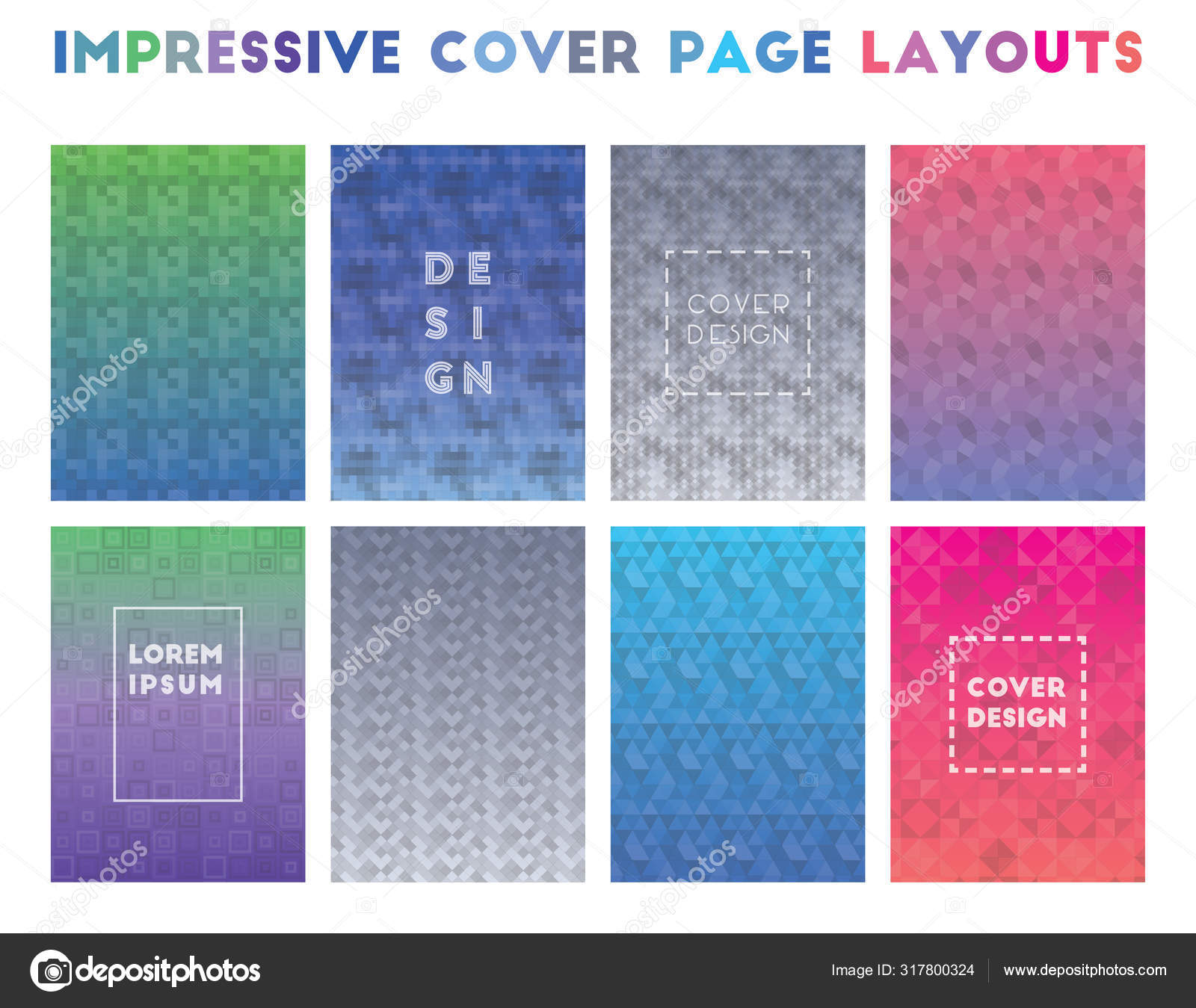Impressive Cover Page Layouts Alive geometric patterns Quaint ...