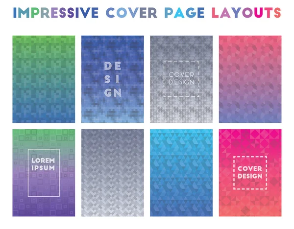 Amazing Cover Page Layouts Adorable geometric patterns Bizarre ...