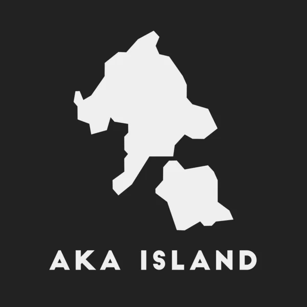 Aka island map Vector Art Stock Images | Depositphotos