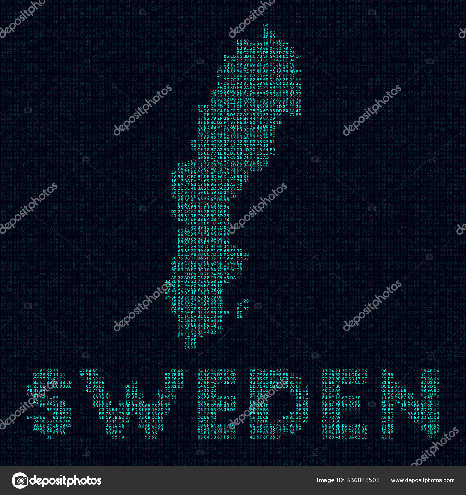 Sweden Tech Map Country Symbol Digital Style Cyber Map Sweden Stock ...