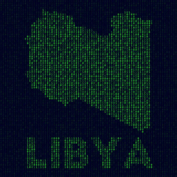 Digital Sudan logo Country symbol in hacker style Binary code map of Sudan with country name ...
