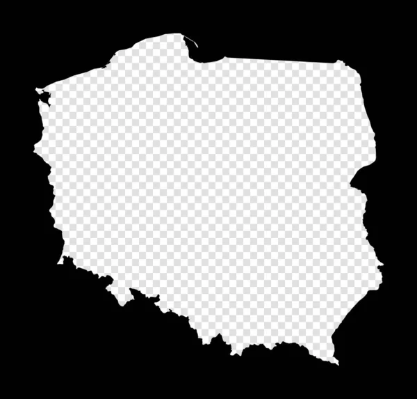 Grafika wektorowa Polska mapa obrys, Polska mapa obrys obrazy wektorowe ...