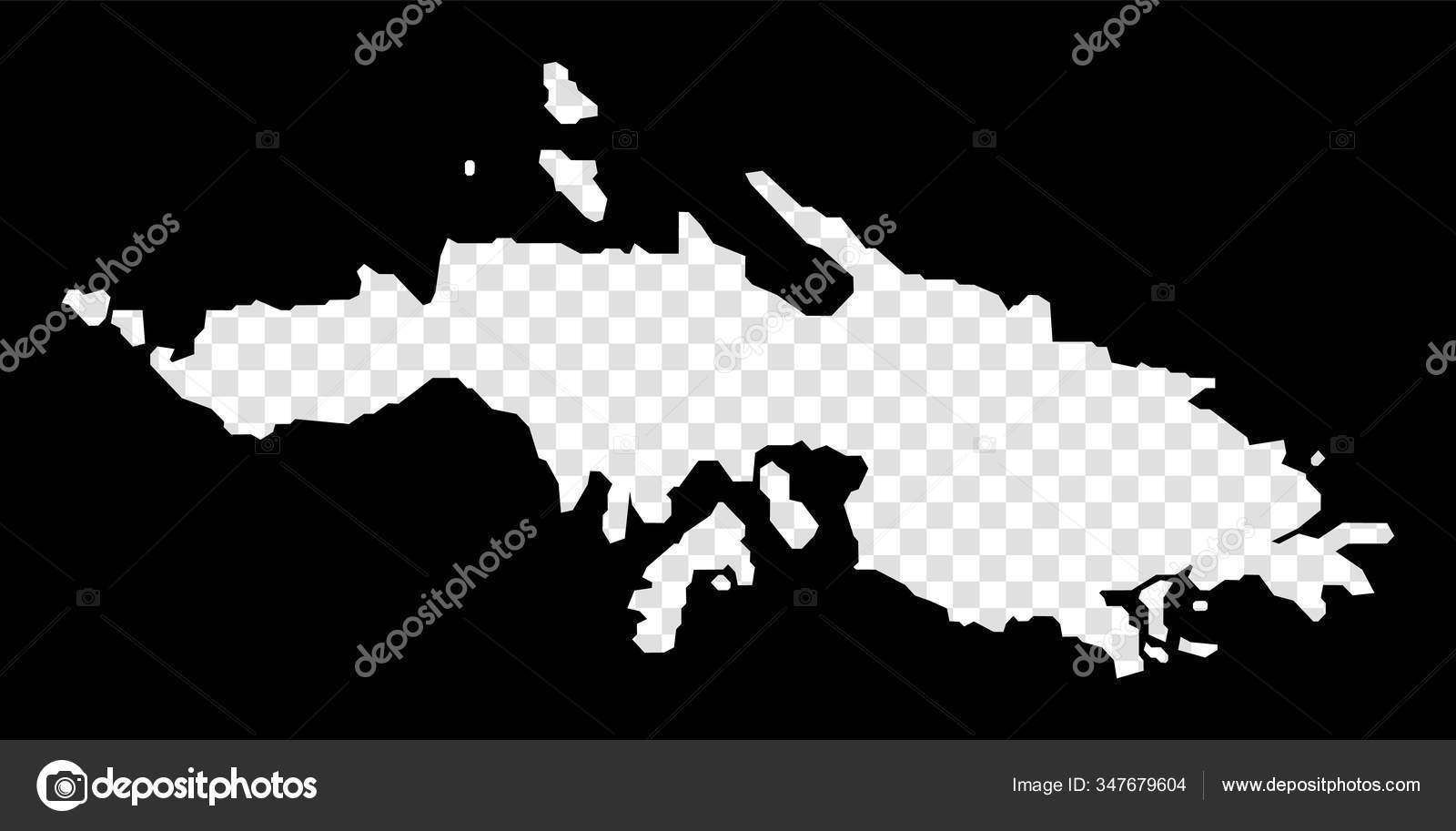 Stencil Map Saint Thomas Simple Minimal Transparent Map Saint Thomas ...