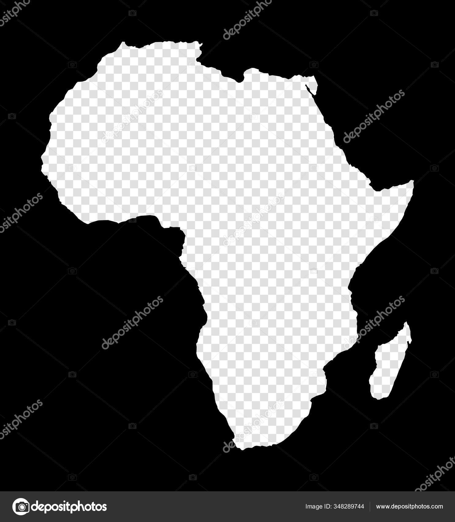 Plantilla De Mapa De áfrica