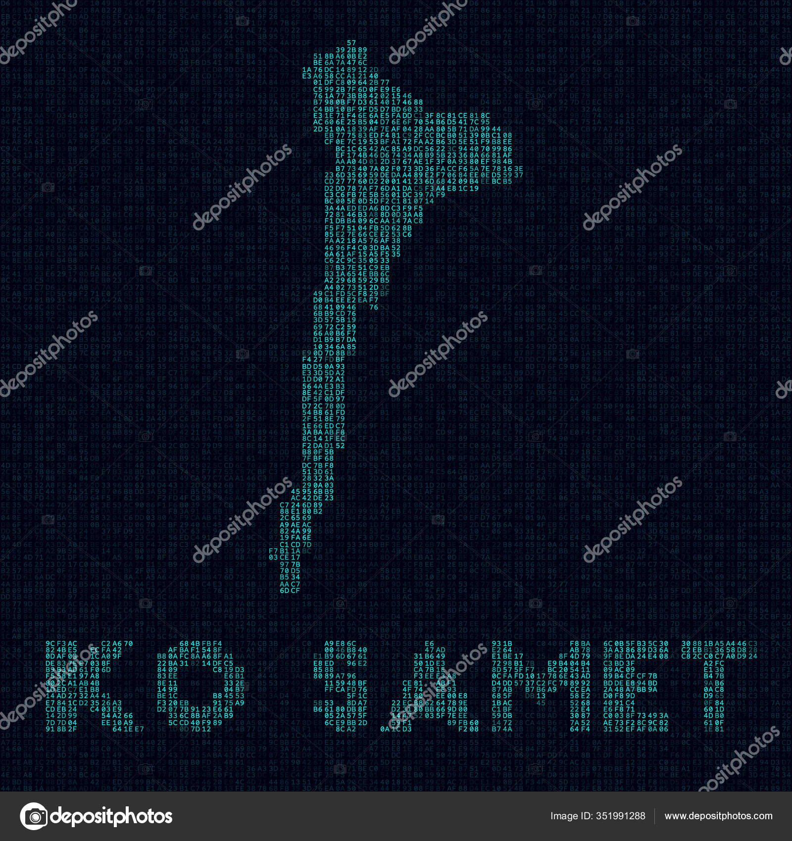 Samet Tech Map Island Symbol Digital Style Cyber Map Samet Vector de ...