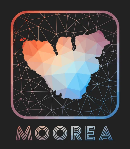 Moorea map Vector Art Stock Images | Depositphotos