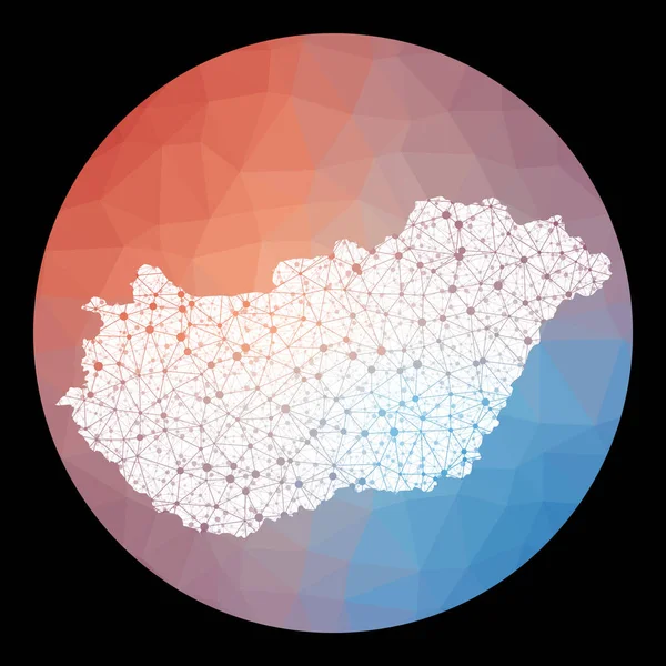 40 Hungarian polygonal map Vector Images | Depositphotos