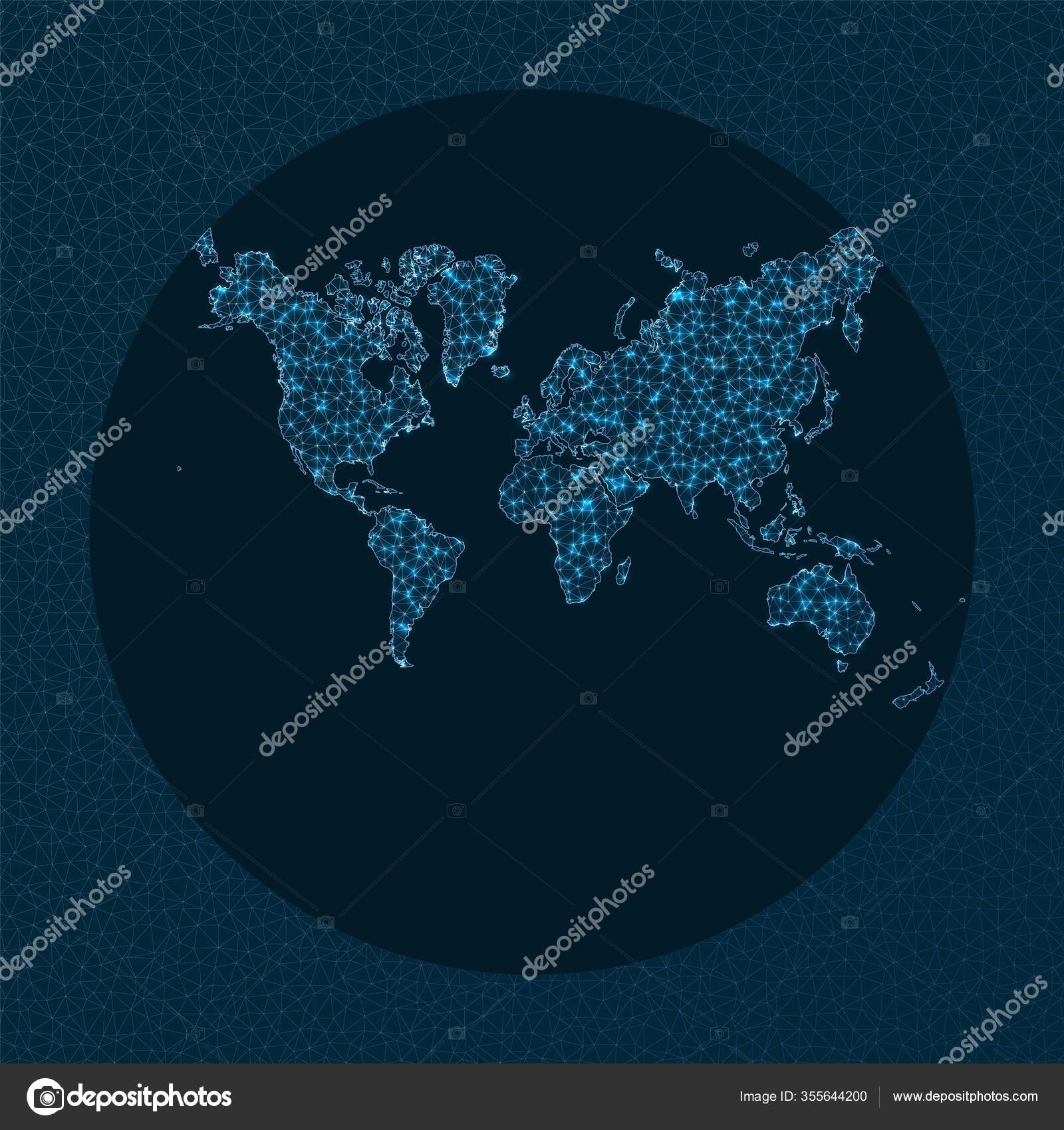 Global internet business concept Lagrange projection World Network ... Global internet business concept Lagrange projection World Network ...
