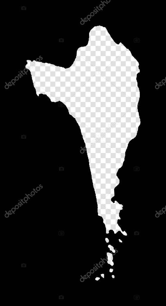 Stencil Map Phu Quoc Simple Minimal Transparent Map Phu Quoc Vector de ...