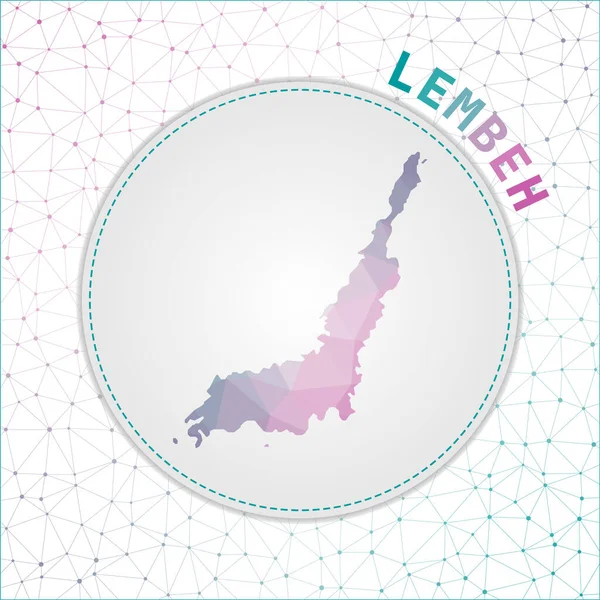 Lembeh island map imágenes de stock de arte vectorial | Depositphotos