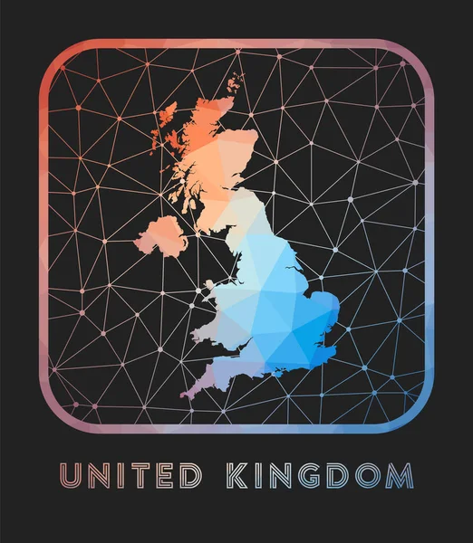 Papua New Guinea Map Design Vector Low Poly Map Country Stock Vector by ...