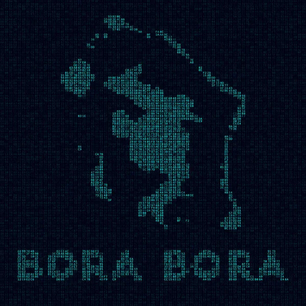 Ilha de bora bora Vector Art Stock Images | Depositphotos