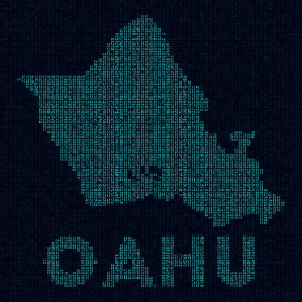 Oahu map Vector Art Stock Images | Depositphotos
