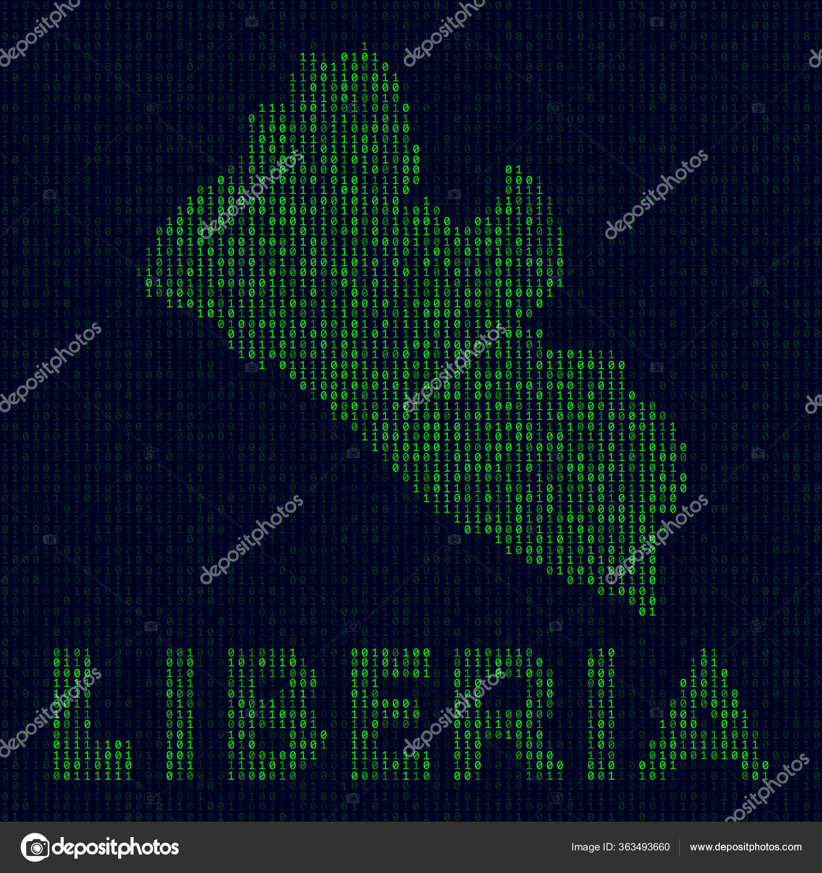 Image vectorielle Logo numérique du Libéria Symbole du pays en style de ...