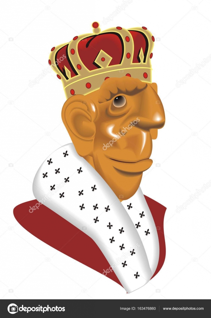 Portrait of king in vector Stock Vector Image by ©kassim1964 #163476860